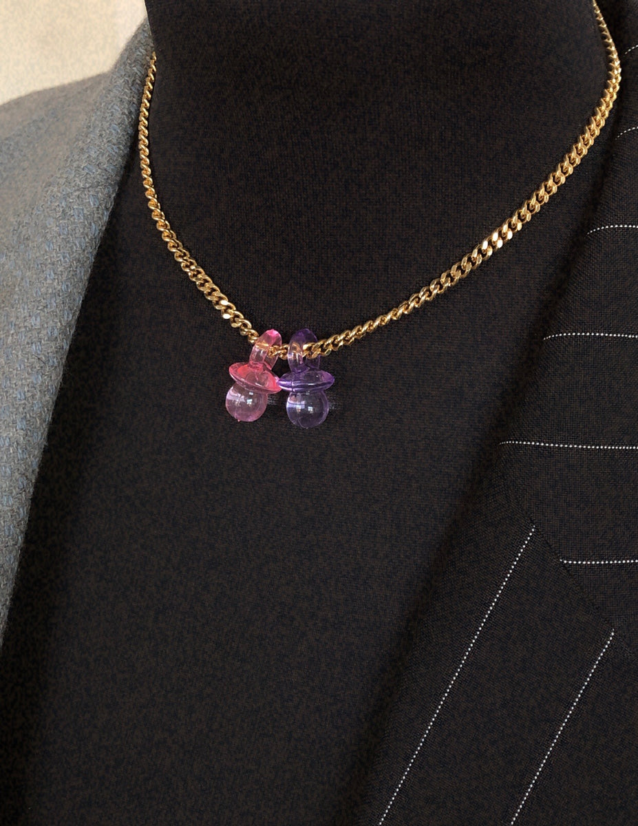 COLLIER « DOUBLE TOTOCHES » – THE WILD GIRL SHOP